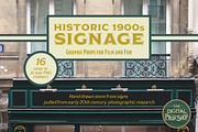 Victorian Era Hand Drawn Signage