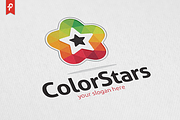 Color Stars Logo, a Branding & Logo Template by ft.studio