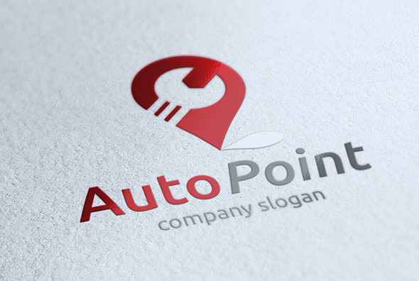 Auto Point, a Branding & Logo Template by Vectorwins Premium Shop
