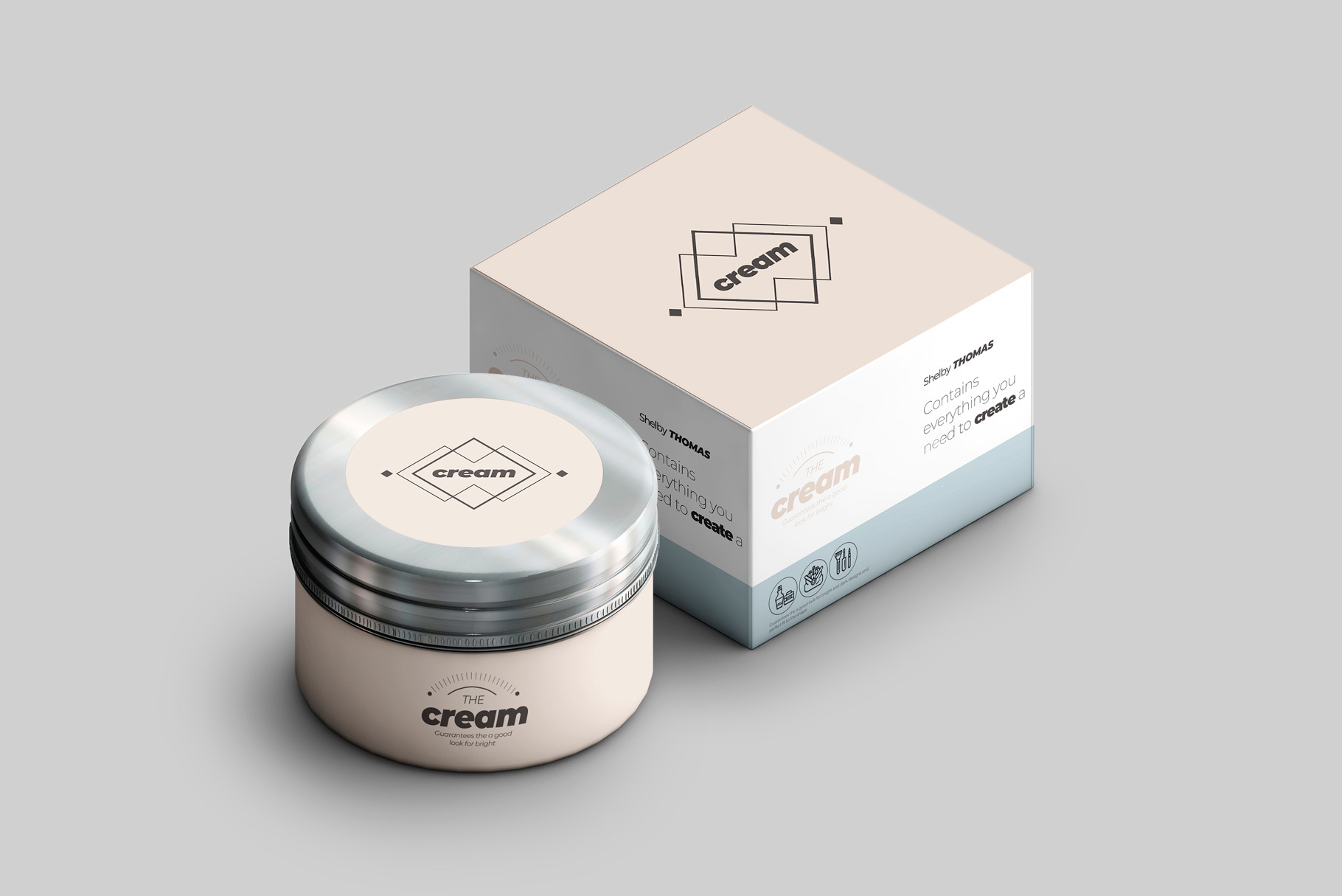 Cream Mock-up 5, a Packaging Mockup by Nevada63