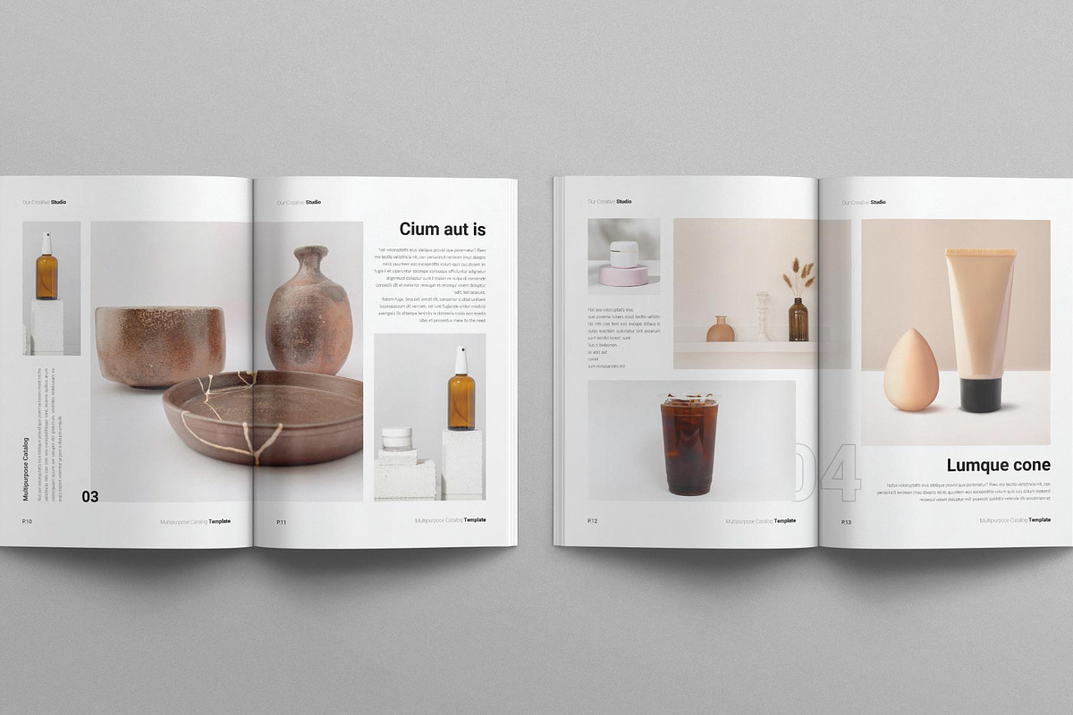 Multipurpose Catalog Template, a Brochure Template by TemplatesForest