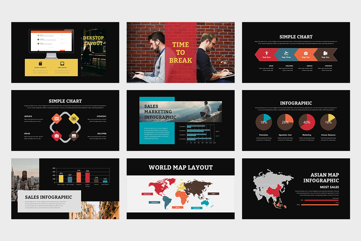 Ganevo : Creative Studio Keynote, a Presentation Template by Punkl Camp