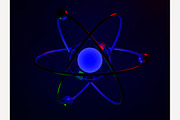 Render of beautiful atom, an Education Illustration by 3D Graphics Shop