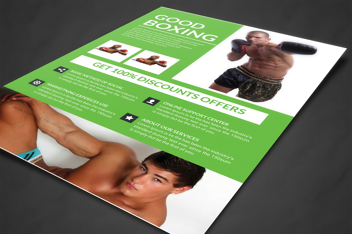 Boxing Flyer, a Flyer Template by graphicforest