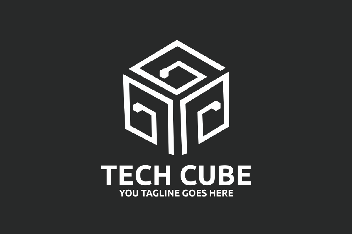 Tech Cube Logo, a Branding & Logo Template by Brandlogo