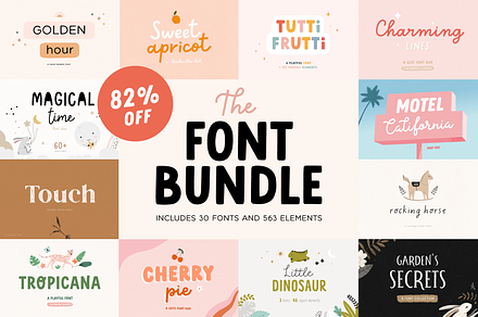 Cute Font BUNDLE | Script Fonts ~ Creative Market