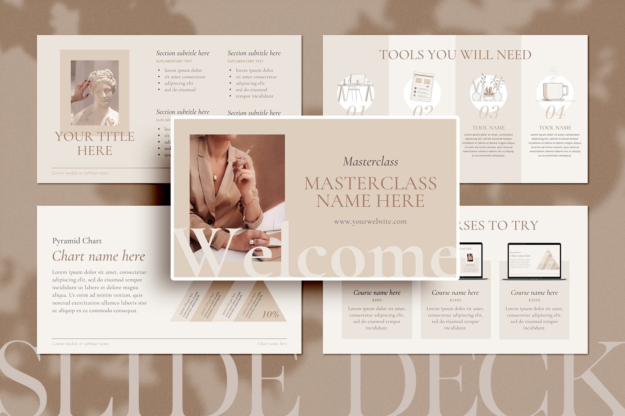 4 in 1 Course Creator Bundle CANVA | Magazine Templates ~ Creative Market