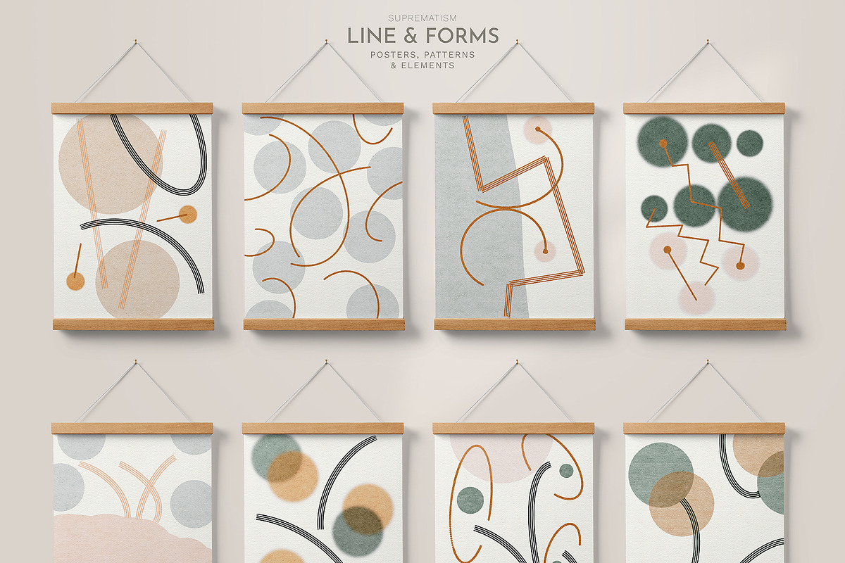 Line & Forms Collection, an Object Graphic by Julia Dreams