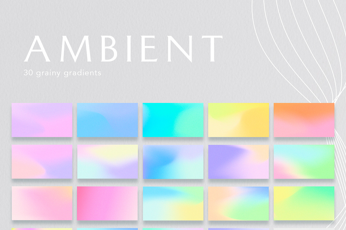 Ambient Grainy Gradient backgrounds