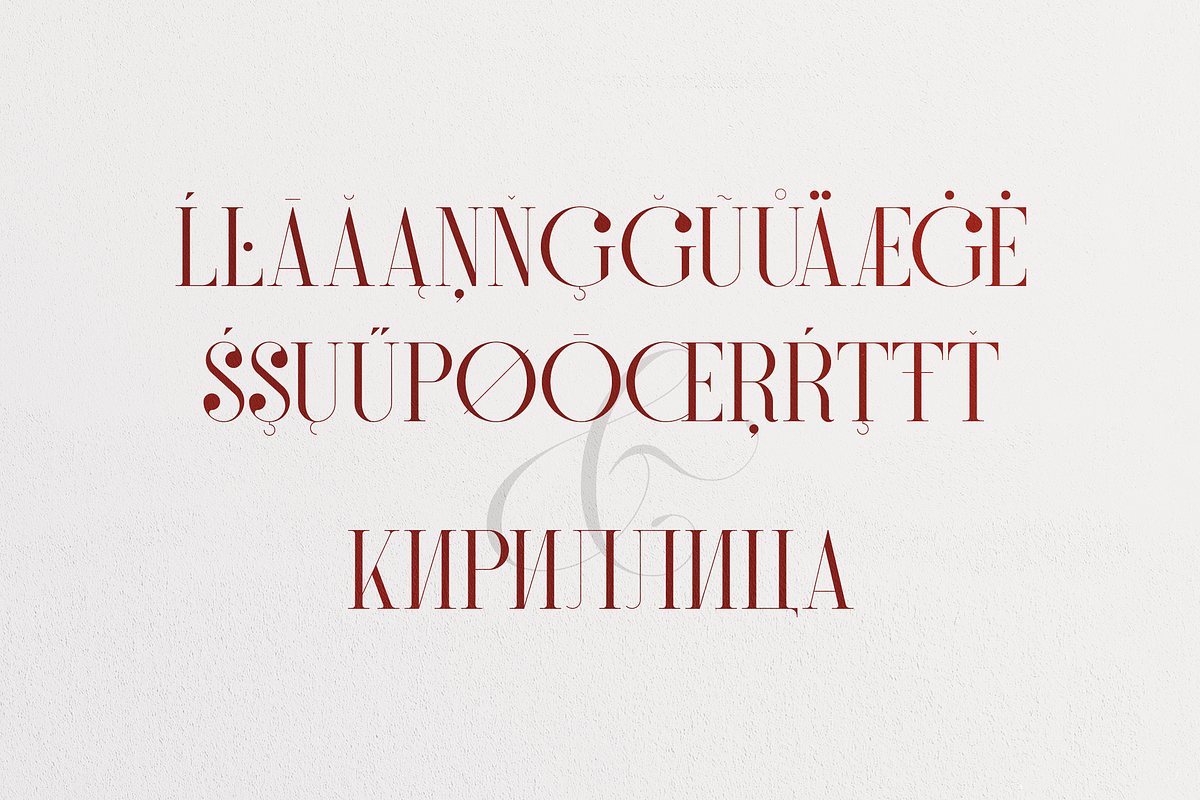 Redmark - elegant serif font