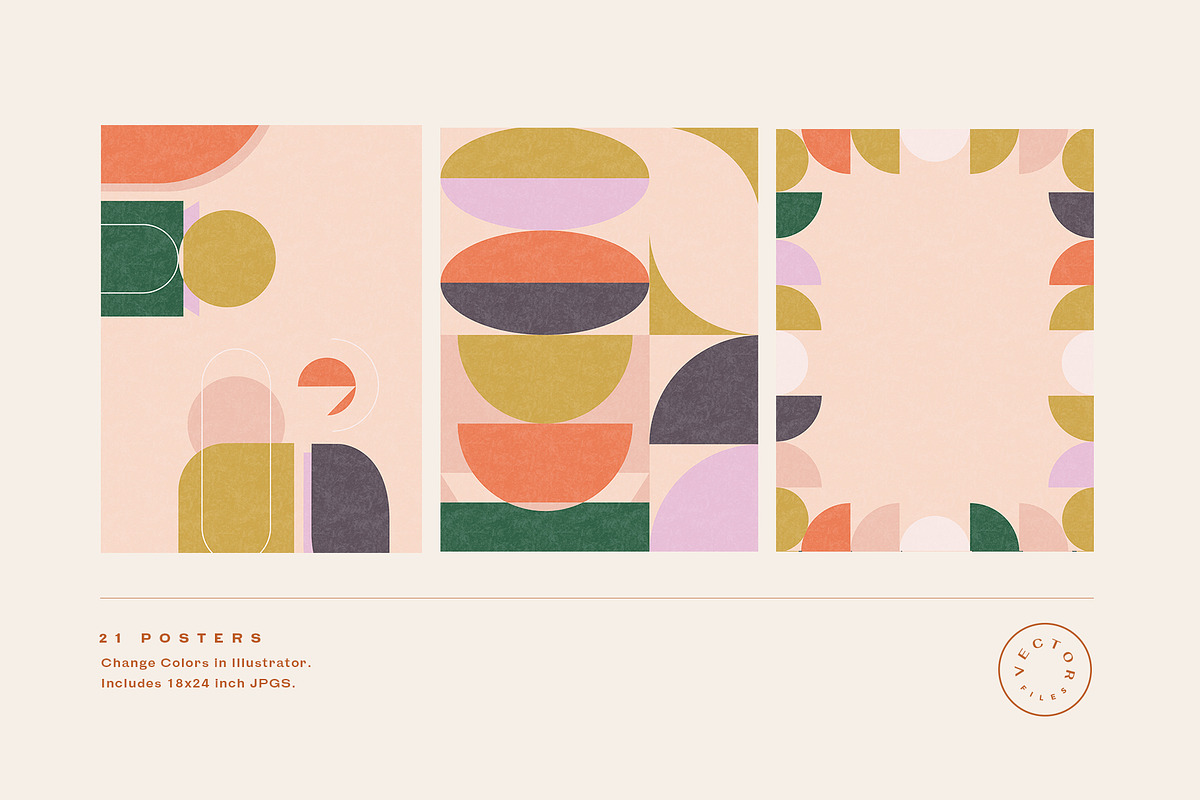 Geometric Posters, Shapes & Patterns