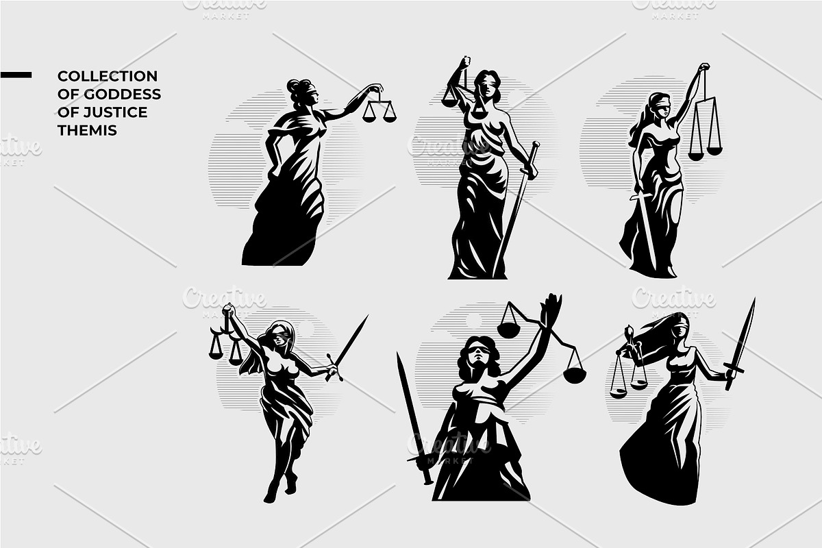 Collection of Goddess Themis, an Illustration by Masterlevsha ...