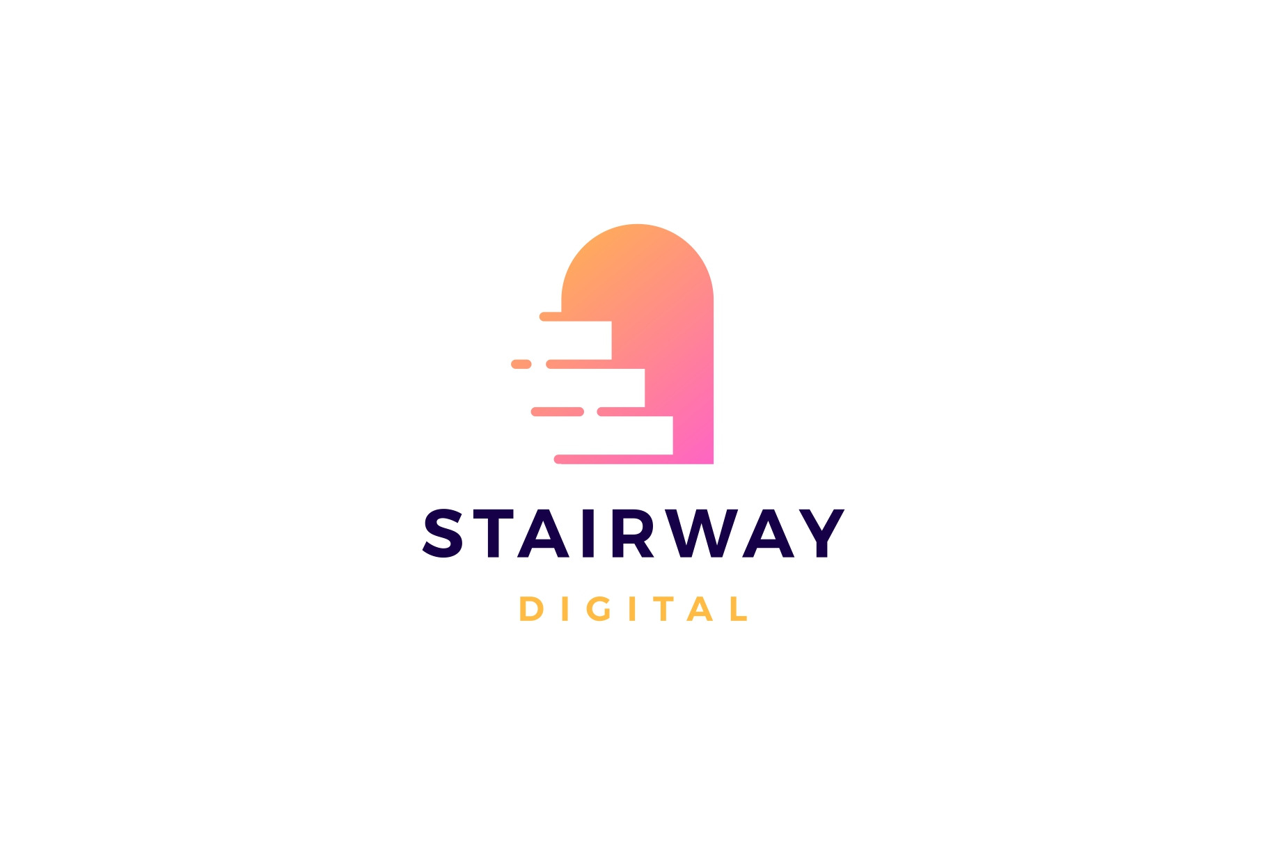 stairway logo vector icon, a Branding & Logo Template by vastard