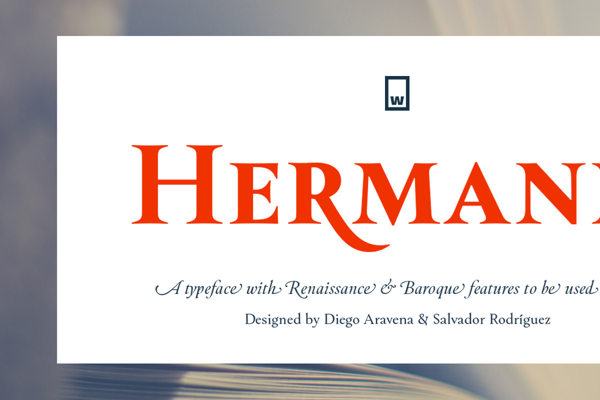 Hermann, a Serif Font by W Type Foundry