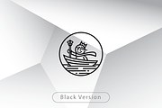 King Boy on Boat Logo Template, a Branding & Logo Template by Heavtryq ...