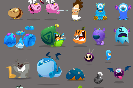 Grass Tile set, an Illustration by Mike Mac