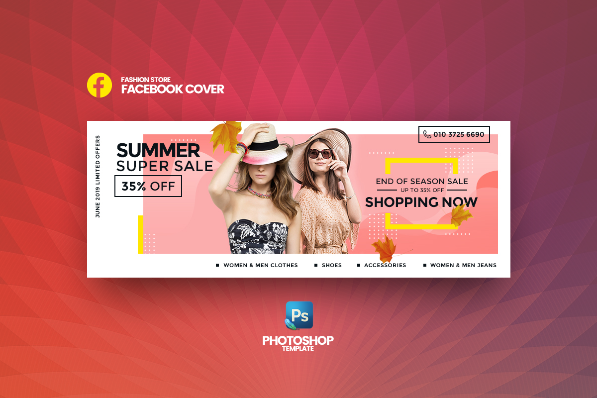 Super Sale Facebook Cover Template, a Social Media Template by Youwes ...