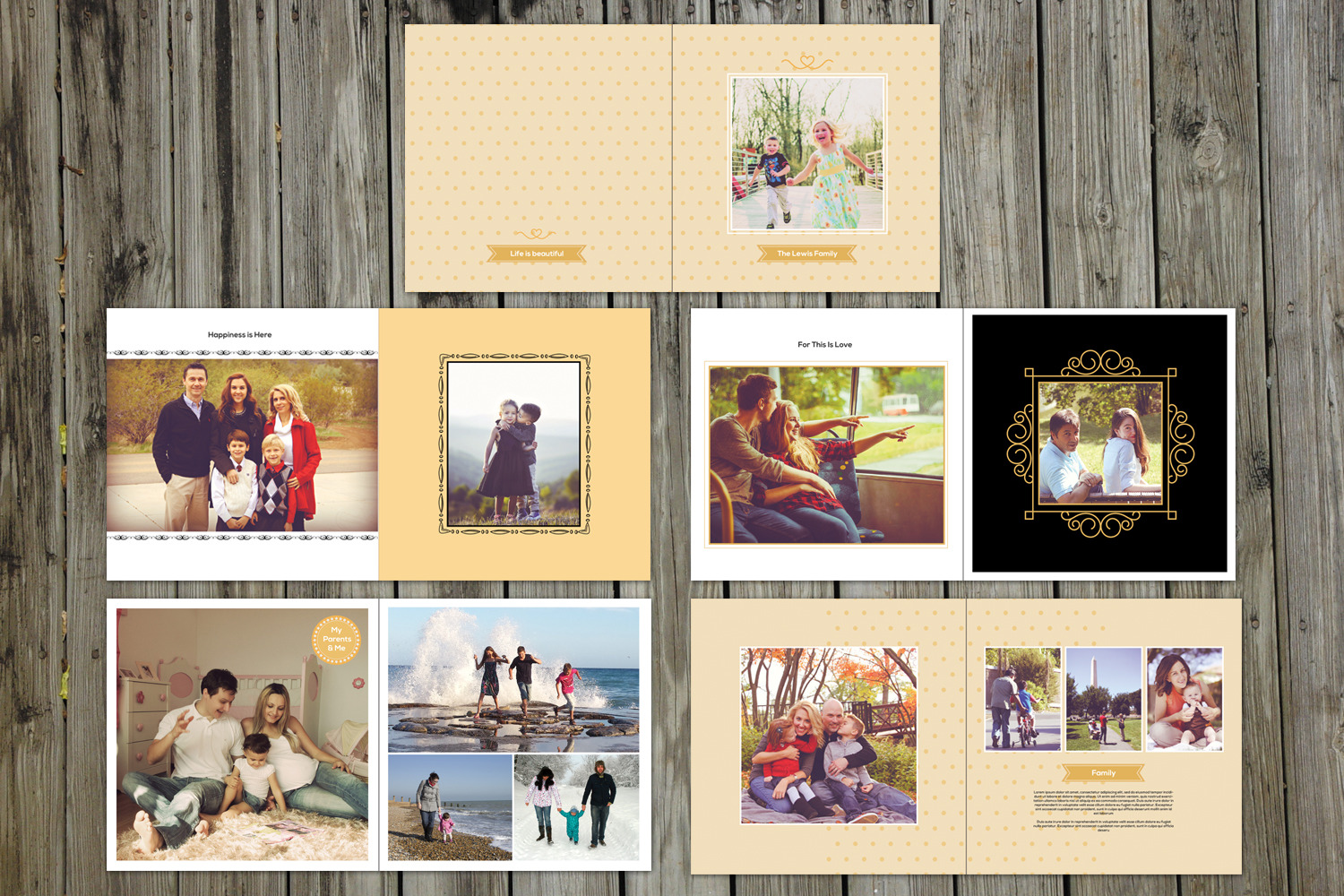 Family Album Template-V414, a Brochure Template by Template Shop
