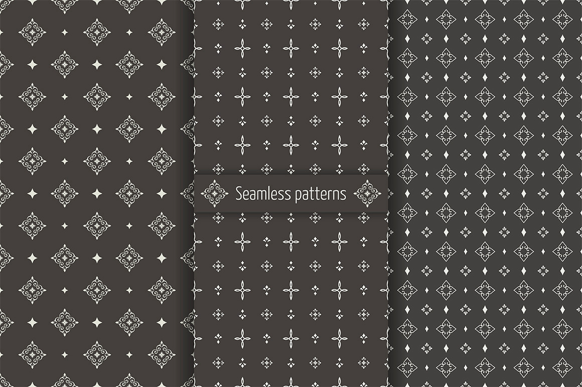 Set of seamless patterns, a Pattern Graphic by pattern shop