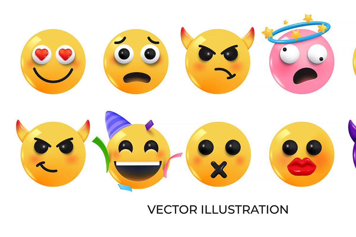Emoji Big Pack, an Emoji Icon by Creative Graphics