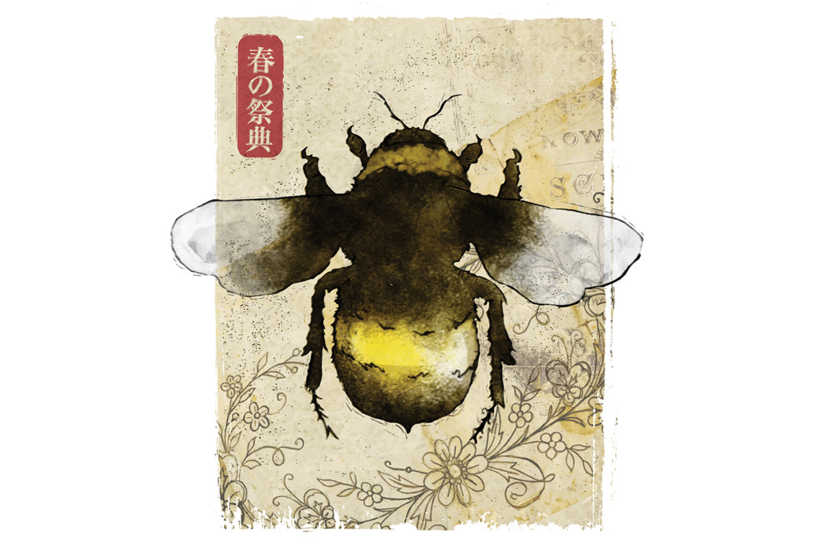 Bumblebee Vector Illustration, an Illustration by Digital Art Downloads