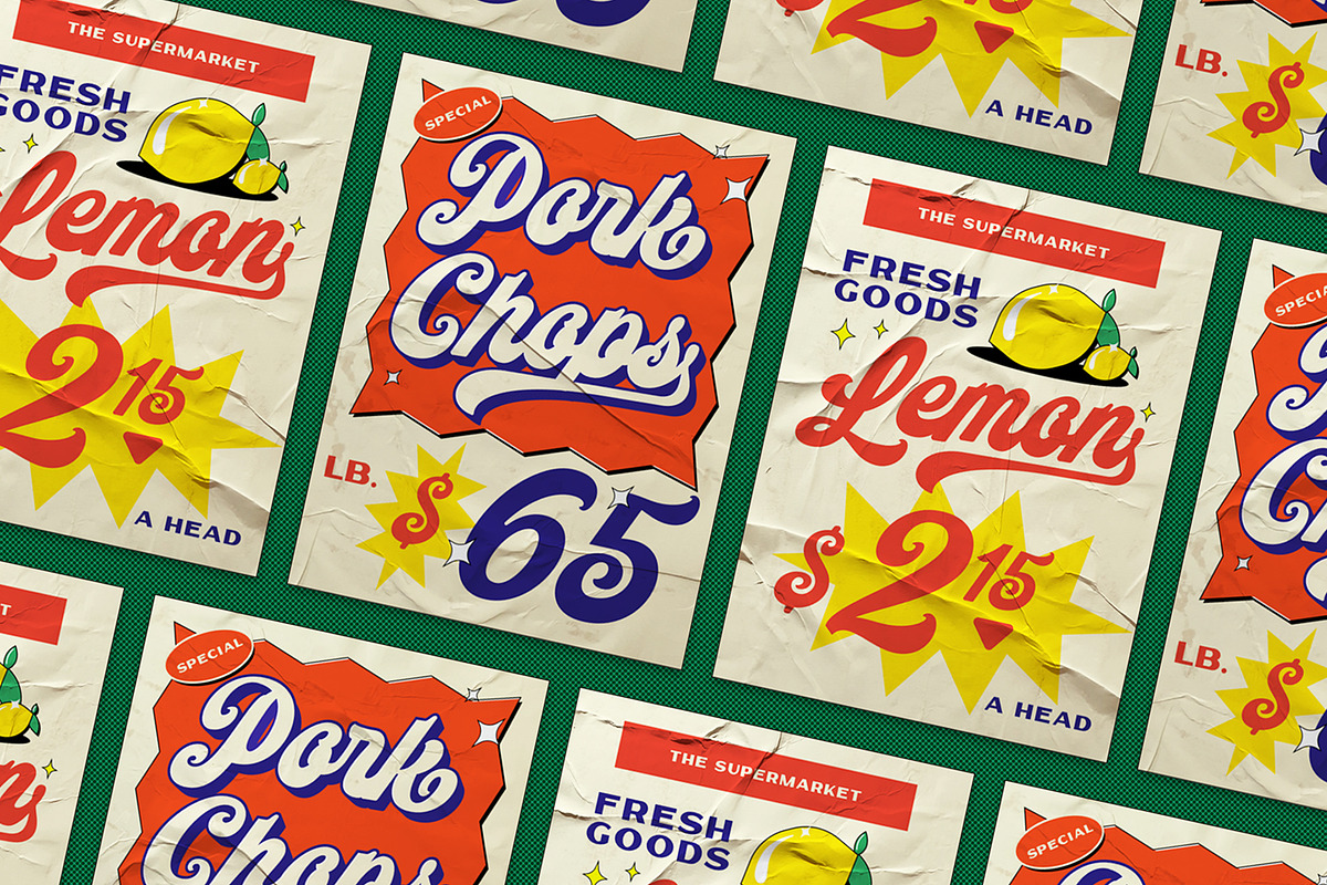 Retro Bold Script Font