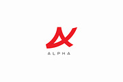 Alpha Logo, a Branding & Logo Template by drawzen
