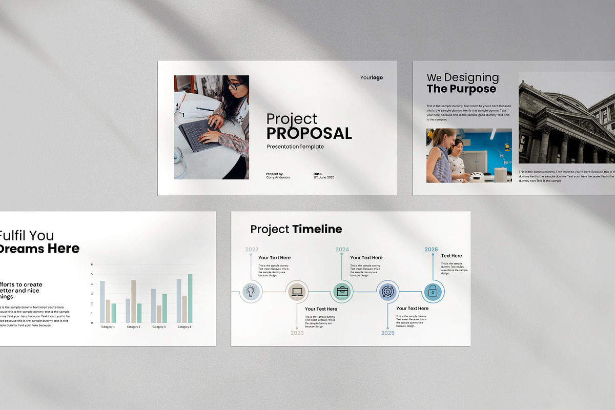 Proposal PowerPoint Template, a Presentation Template by evgenystudio