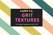 Vintage Grit Vector Textures, a Texture Graphic by Faber Co.