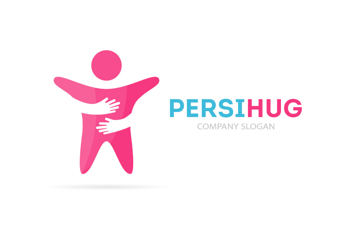 Man and hands logo combination, a Branding & Logo Template by GraphiShop