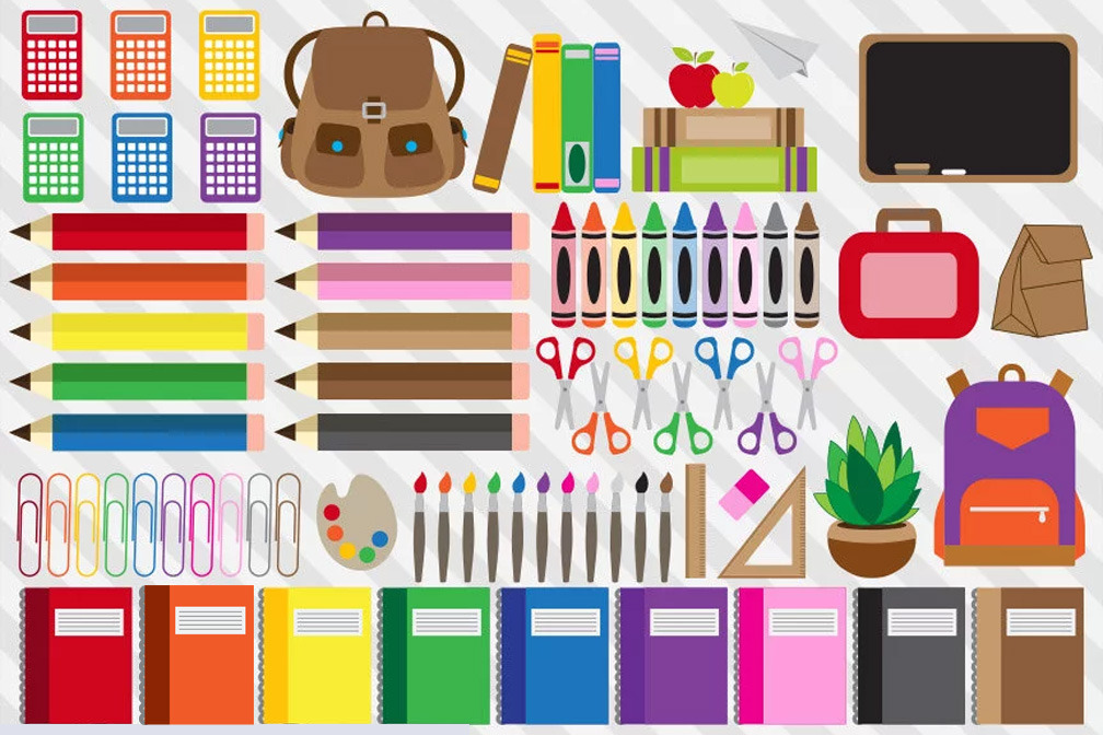 Back to School Clipart, an Education Illustration by Digital Curio