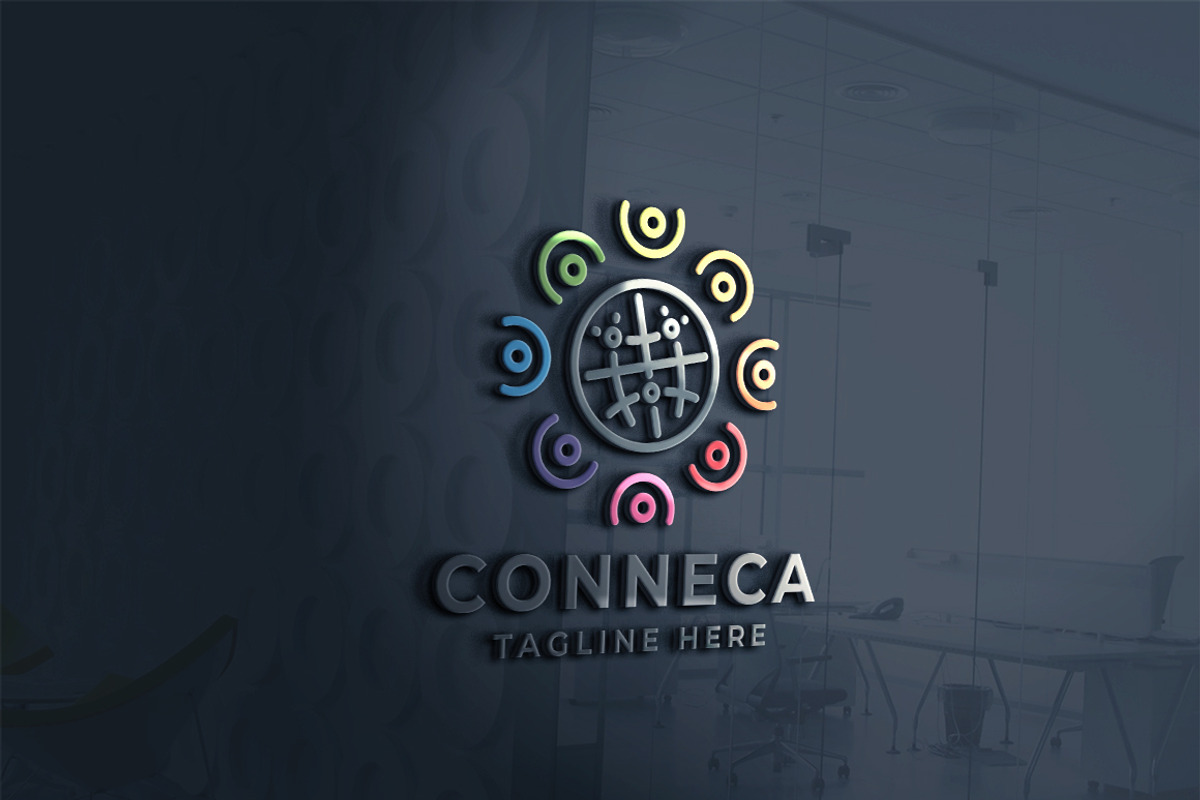 Connection Logo, a Branding & Logo Template by Design_Planet