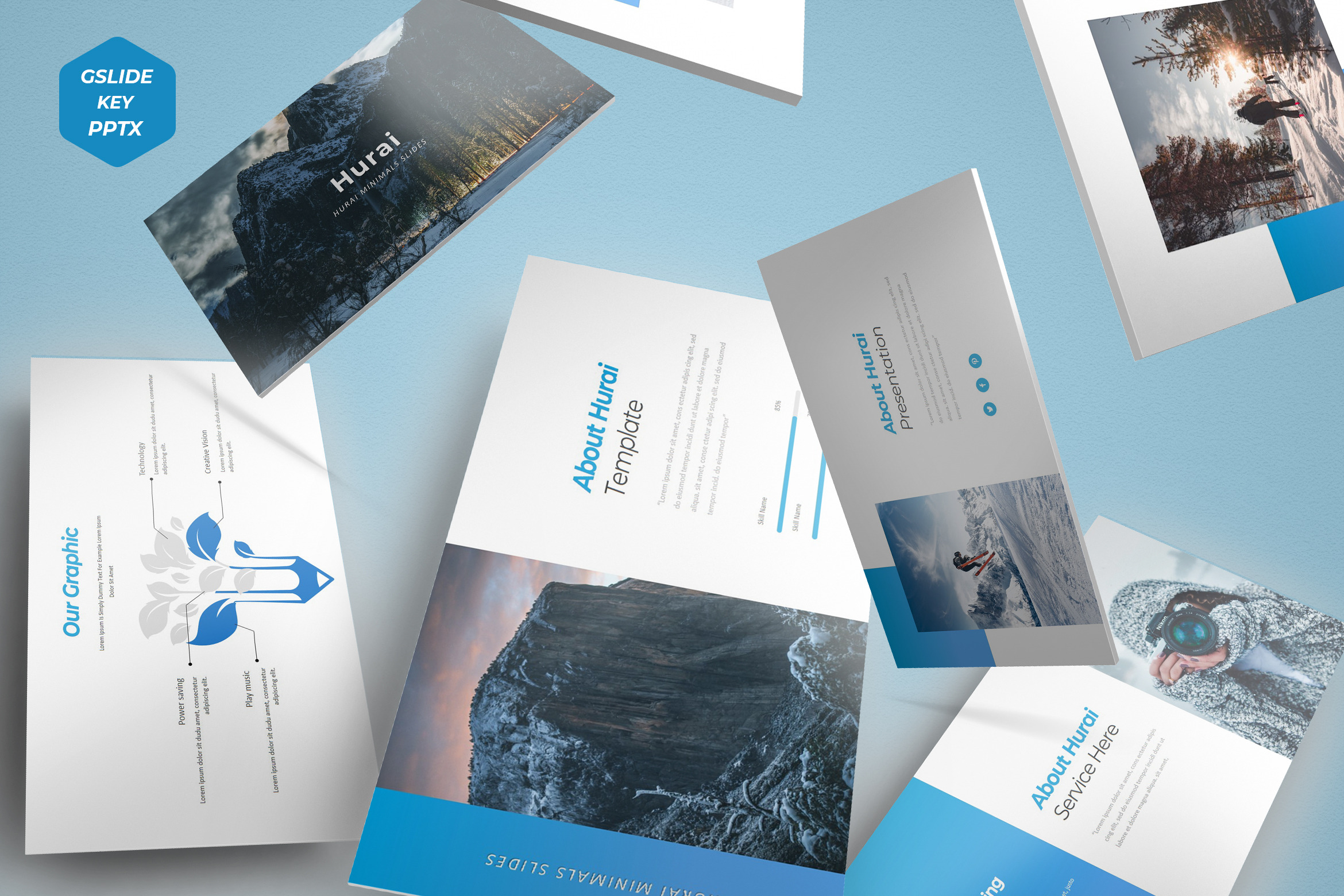 Hurai - Presentation Template, a Presentation Template by AQR Studio