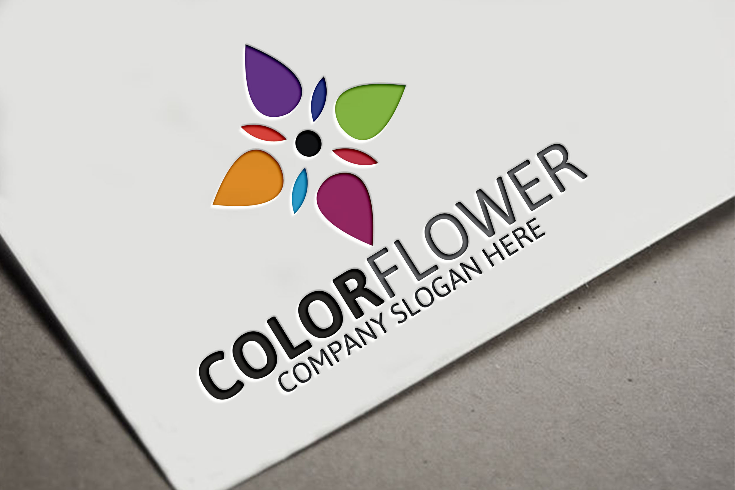 Color Flower Logo, a Branding & Logo Template by Josuf Media