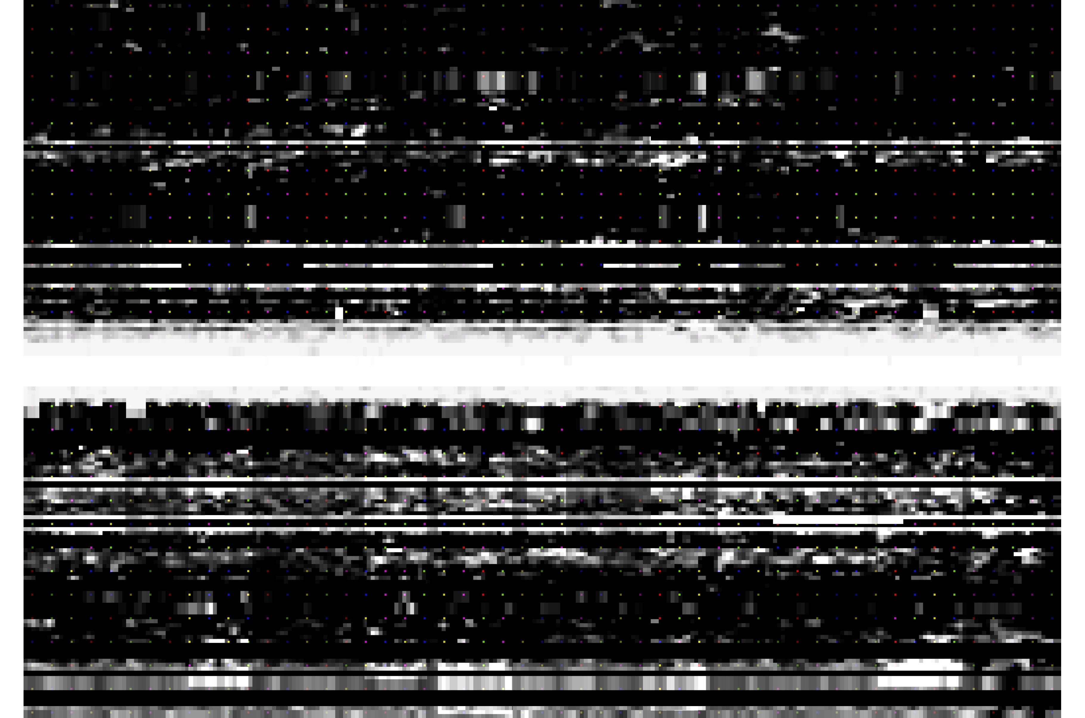 Screen with VHS video glitch effect, a Technology Illustration by ...