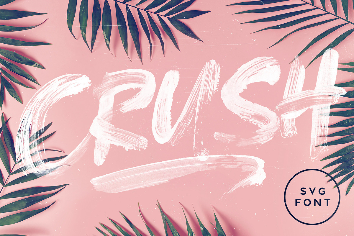 CRUSH SVG Font, a Font by Sam Parrett