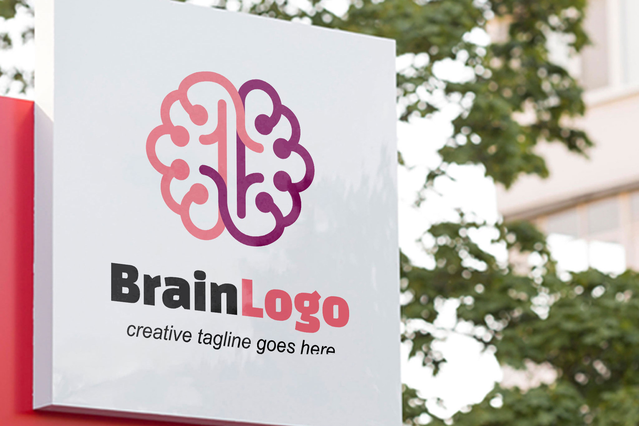 Brain Strom Logo Layout