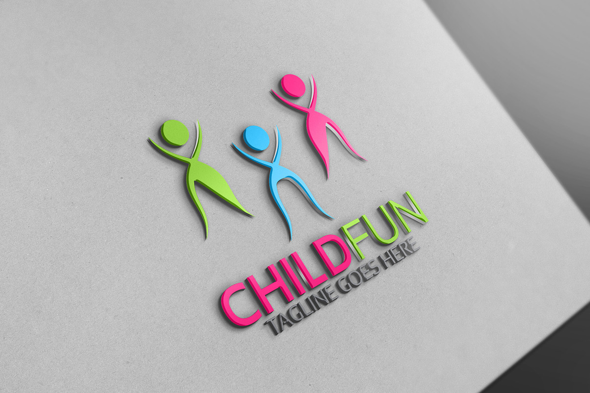 Child Fun Logo, a Branding & Logo Template by Josuf Media | Creative Market