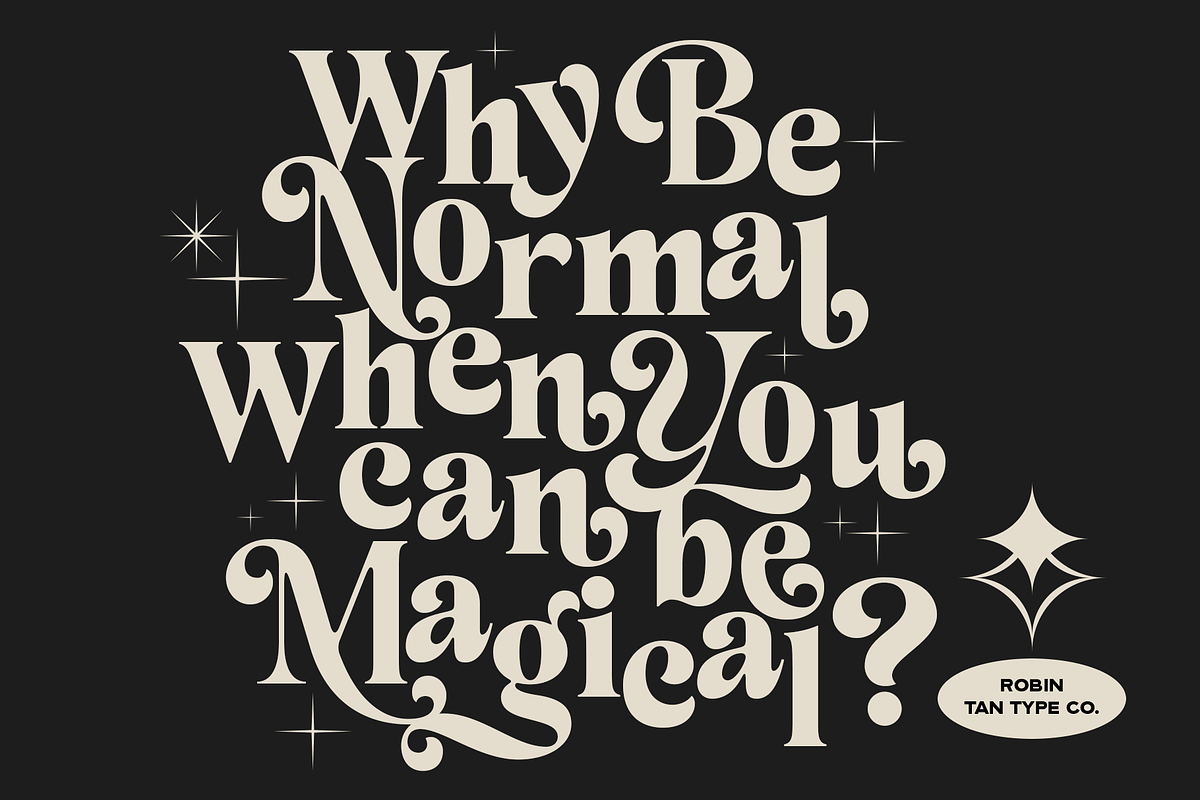 TAN - ROBIN, a Serif Font by TanType