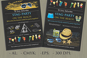 Stag-Party Invitation Vector, an Invitation Template by ImpressionShop