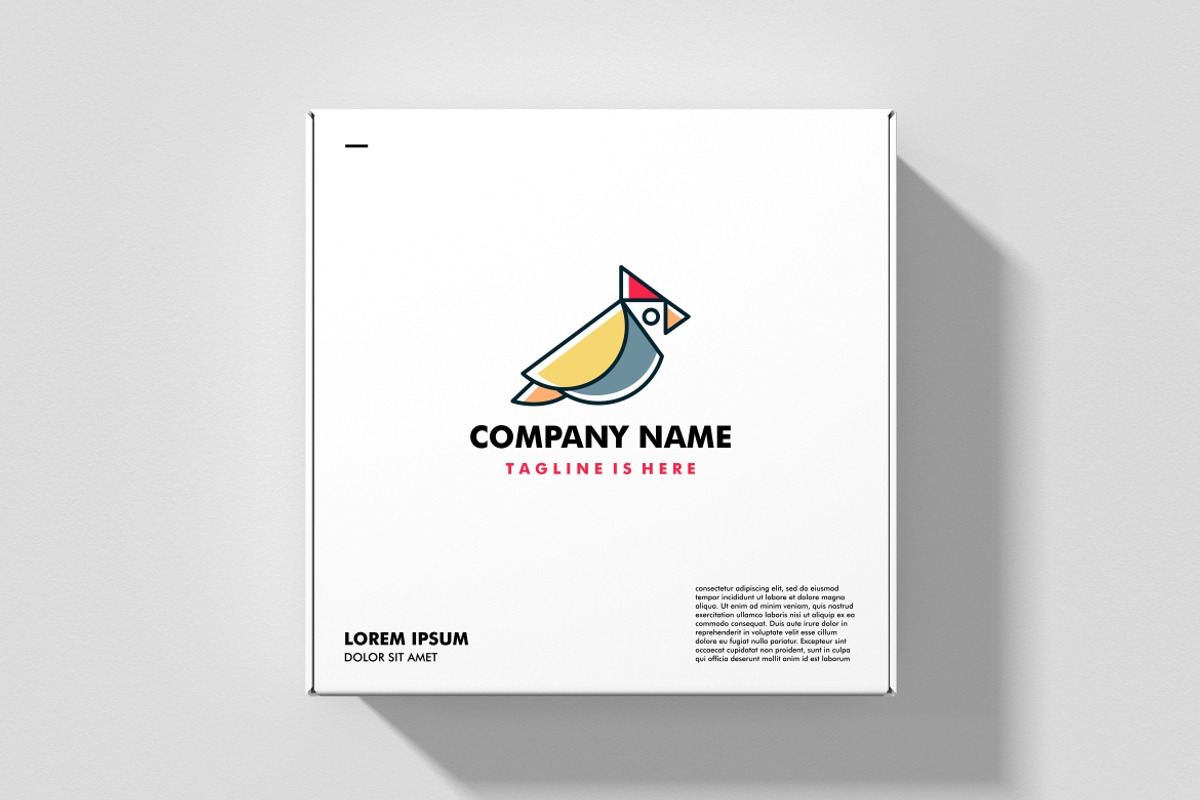 crooked titmouse bird logo, a Branding & Logo Template by VSTRD TYPEWORKS