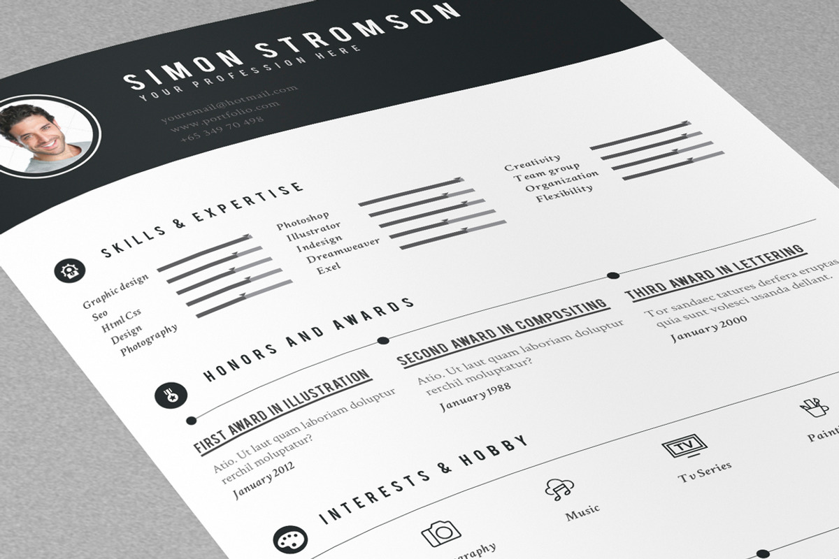 Resume & Cover, a Resume Template by Estartshop