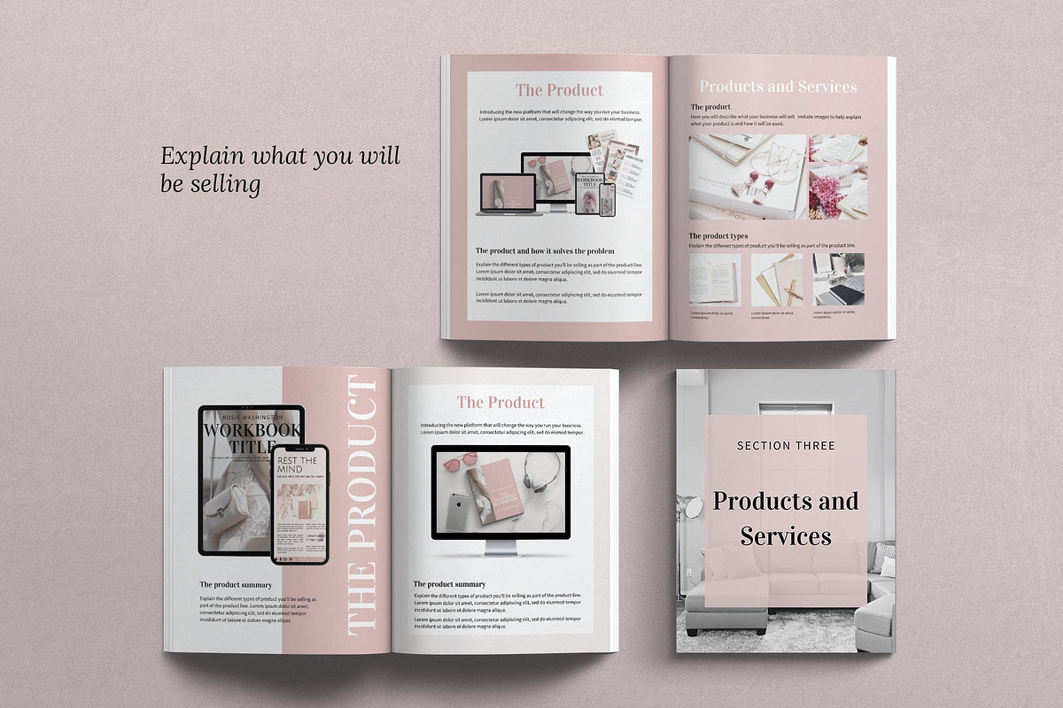 Business Plan Template for Canva
