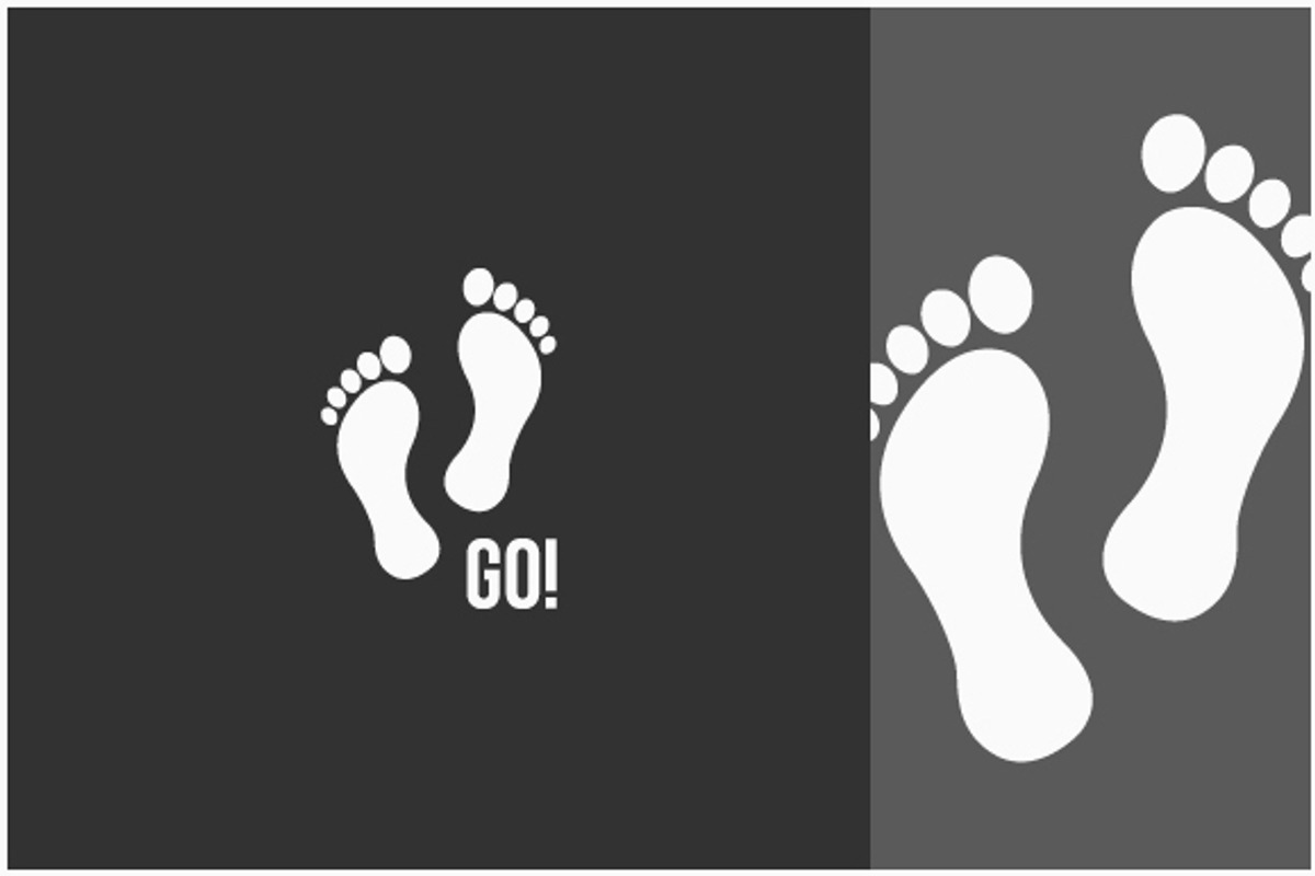 Footsteps Logo Symbol, a Branding & Logo Template by MAOV