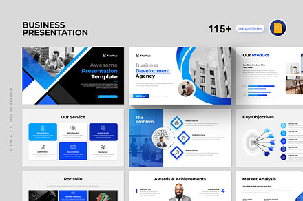 Table Slides | Presentation Templates ~ Creative Market