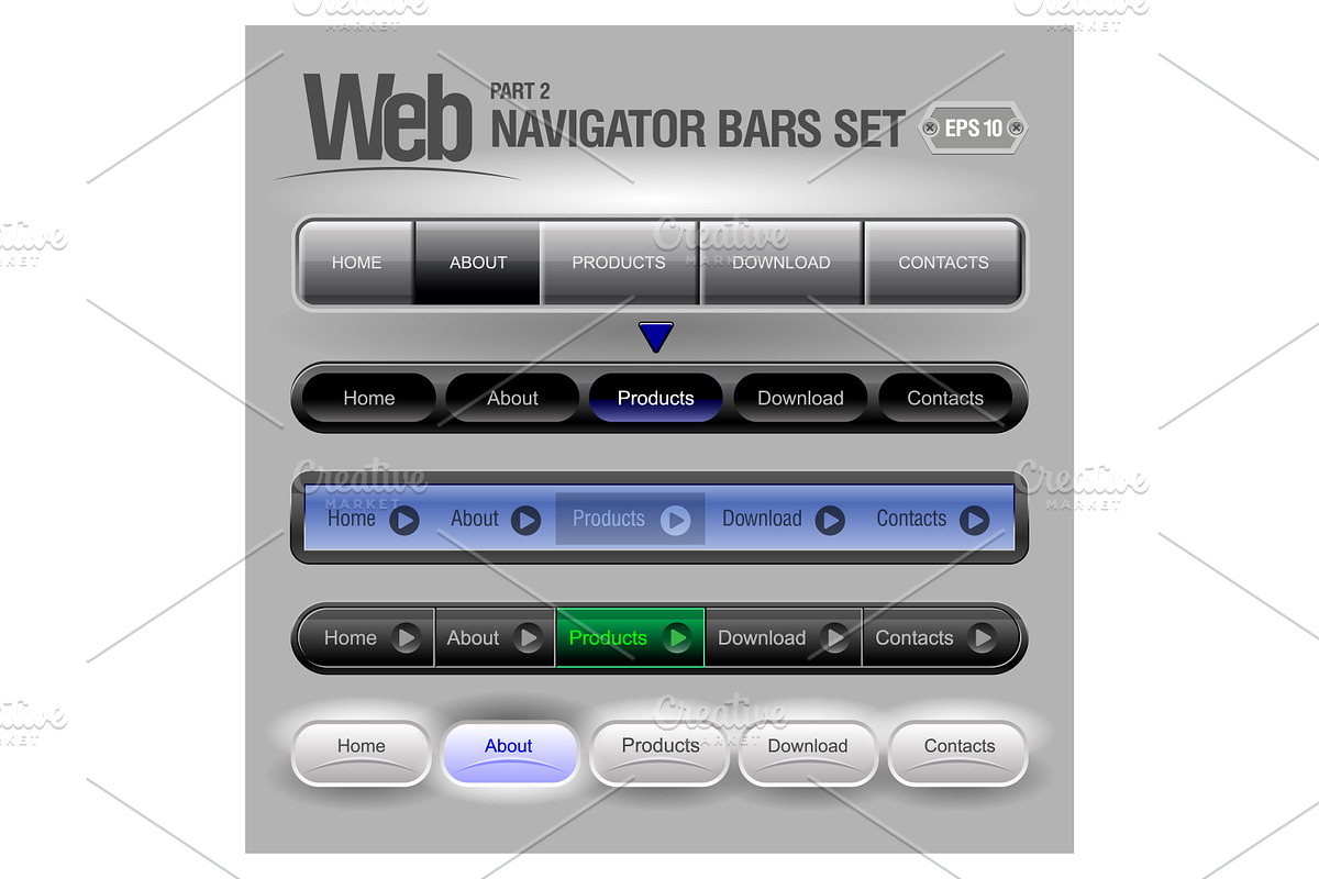 Buttons, a Templates & Theme by Sunny