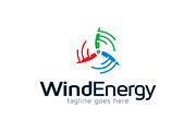 Wind Energy Logo Template, a Branding & Logo Template by gunaonedesign