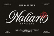 Nolian Script, a Script Font by ngene