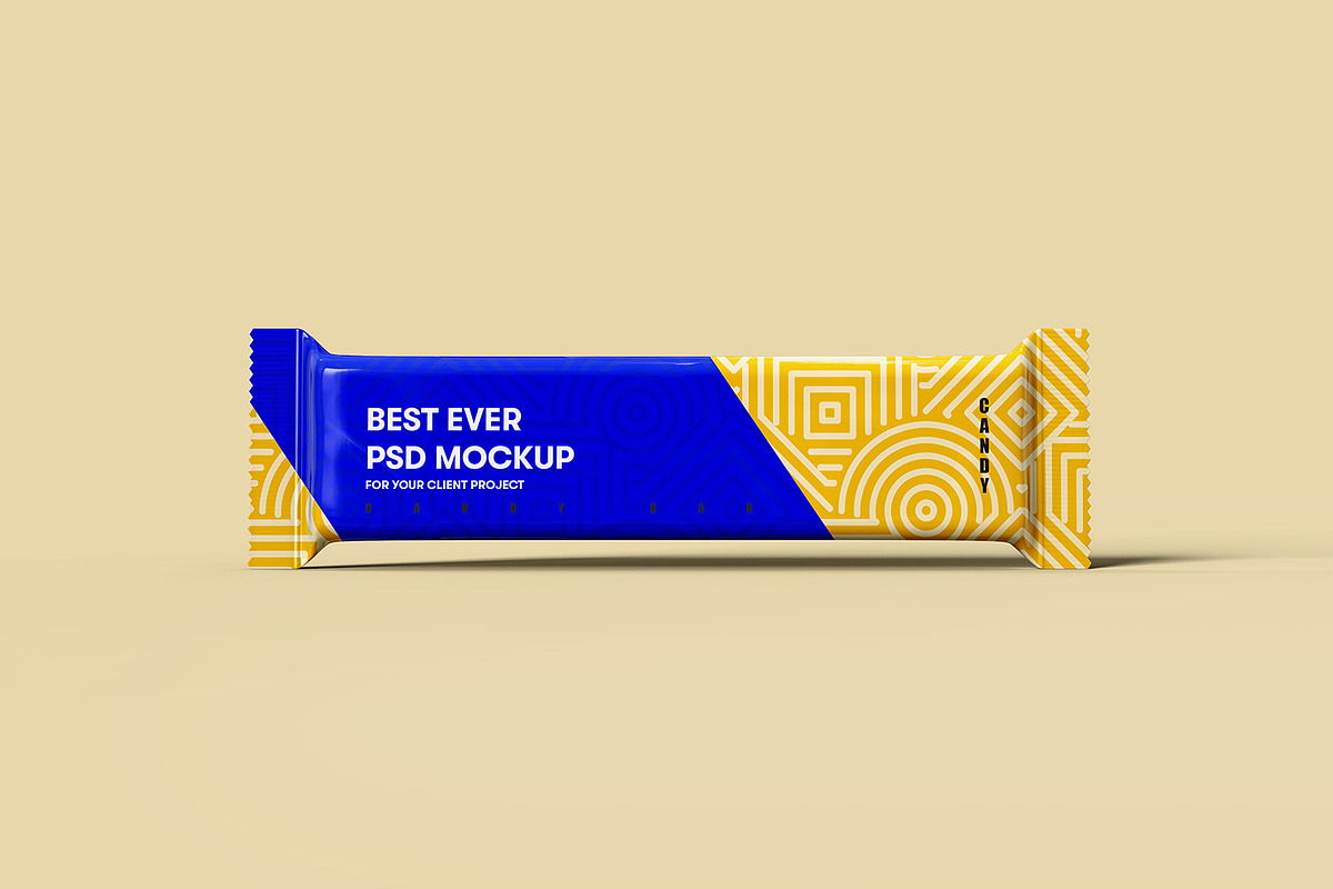 Candy Bar Pack Packaging Mockup, a Packaging Mockup by Ram Studio