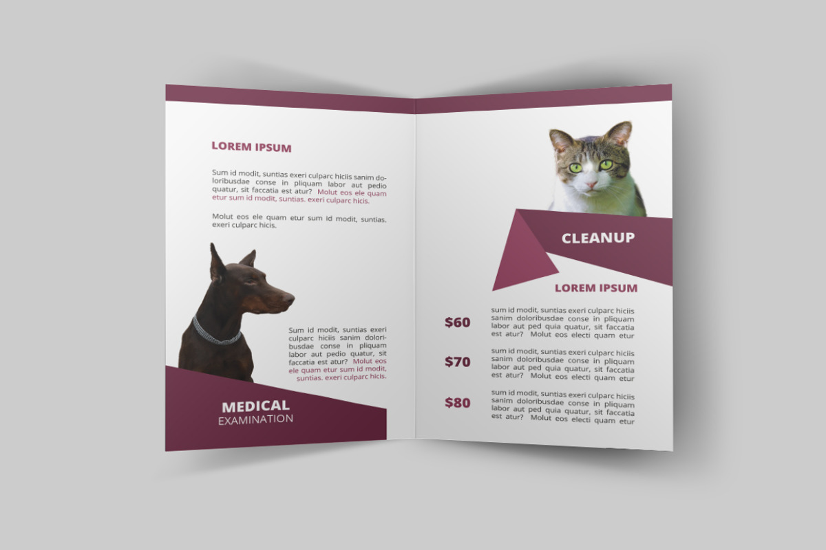 Pet Shop Bi-Fold Brochure, a Brochure Template by Creatricks